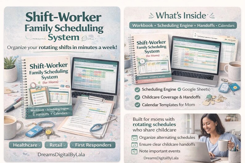 Shift-worker Family Scheduling System - Etsy