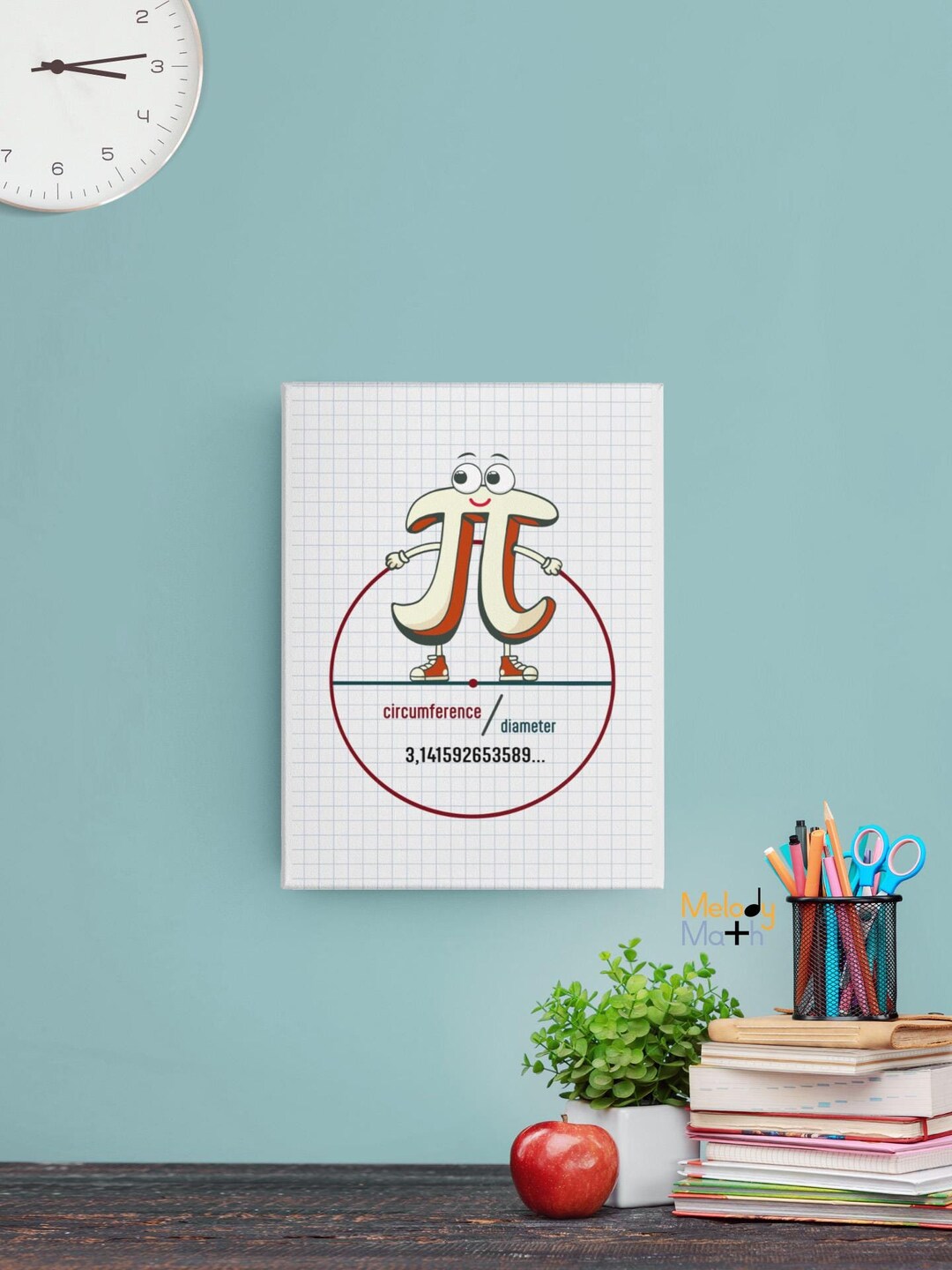 Pi Day Gift Idea, Unique Math Gift, Funny Math Printable Art, Gift for ...