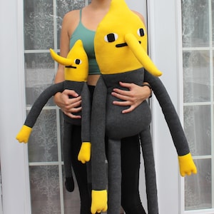Medium Lemongrab- Handmade Soft Fleece Plush Toy - Etsy