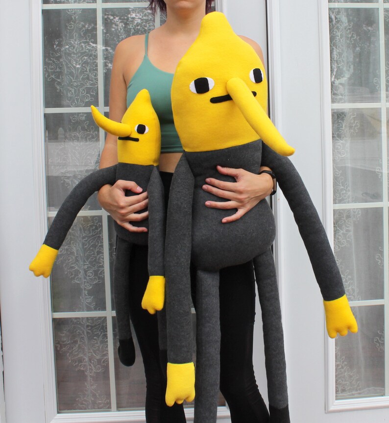 Medium Lemongrab- Handmade Soft Fleece Plush Toy - Etsy
