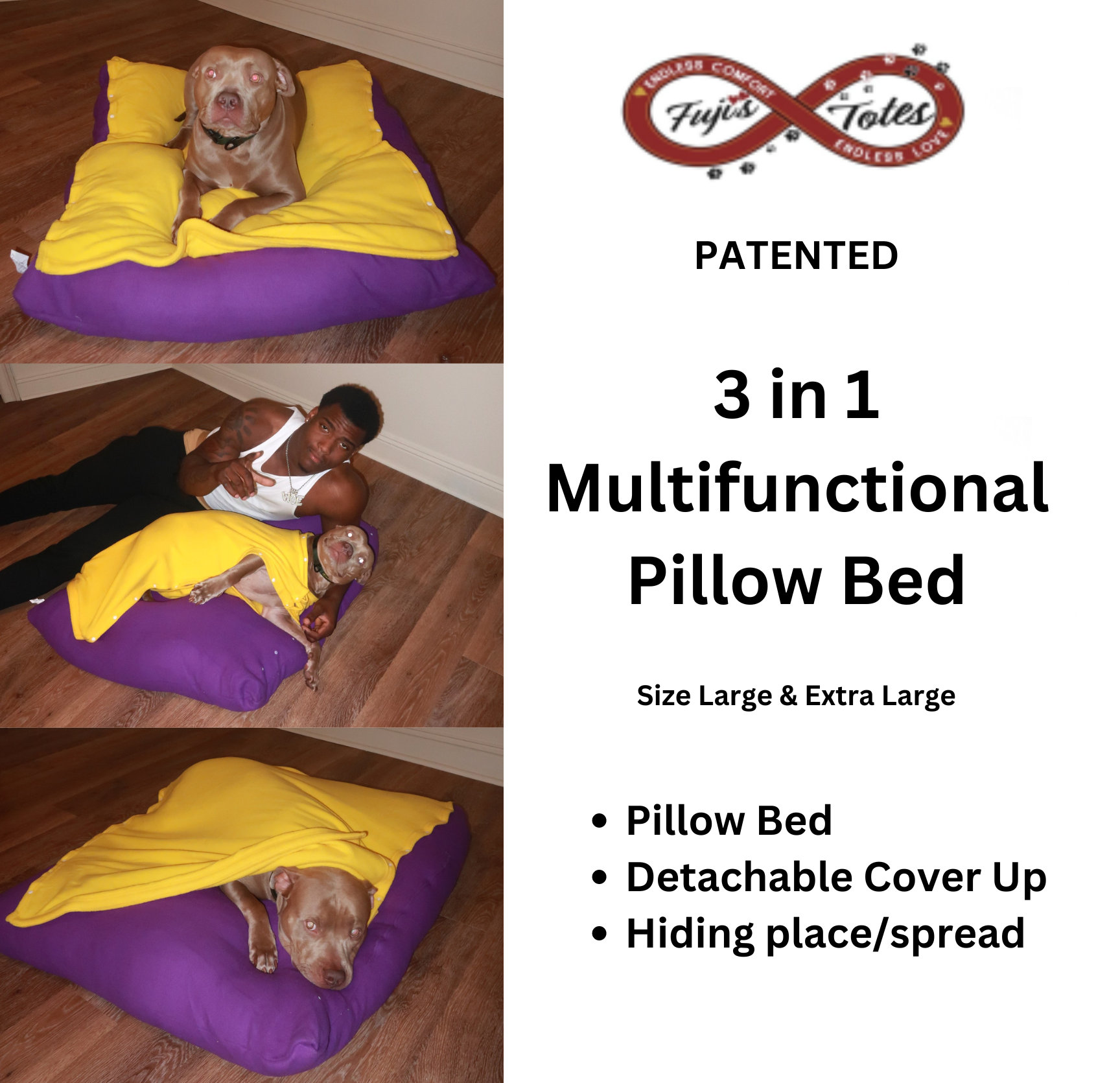 3 in 1 Dog Bed, Small Dog Bed, Large Dog Bed, Pet Carrier, Pet Sweater ...