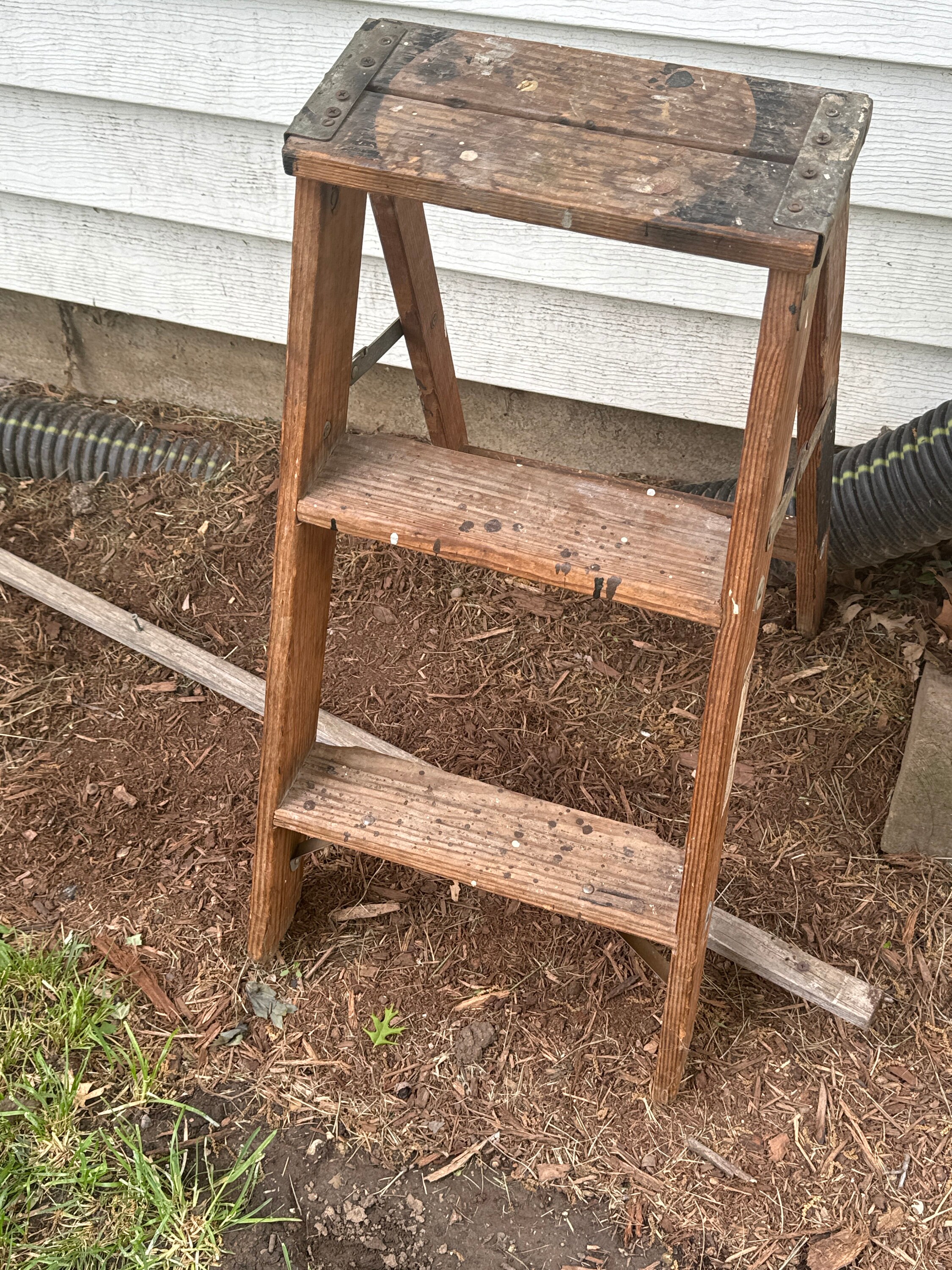 Vintage Wooden Original Rustic Step Stool - Etsy
