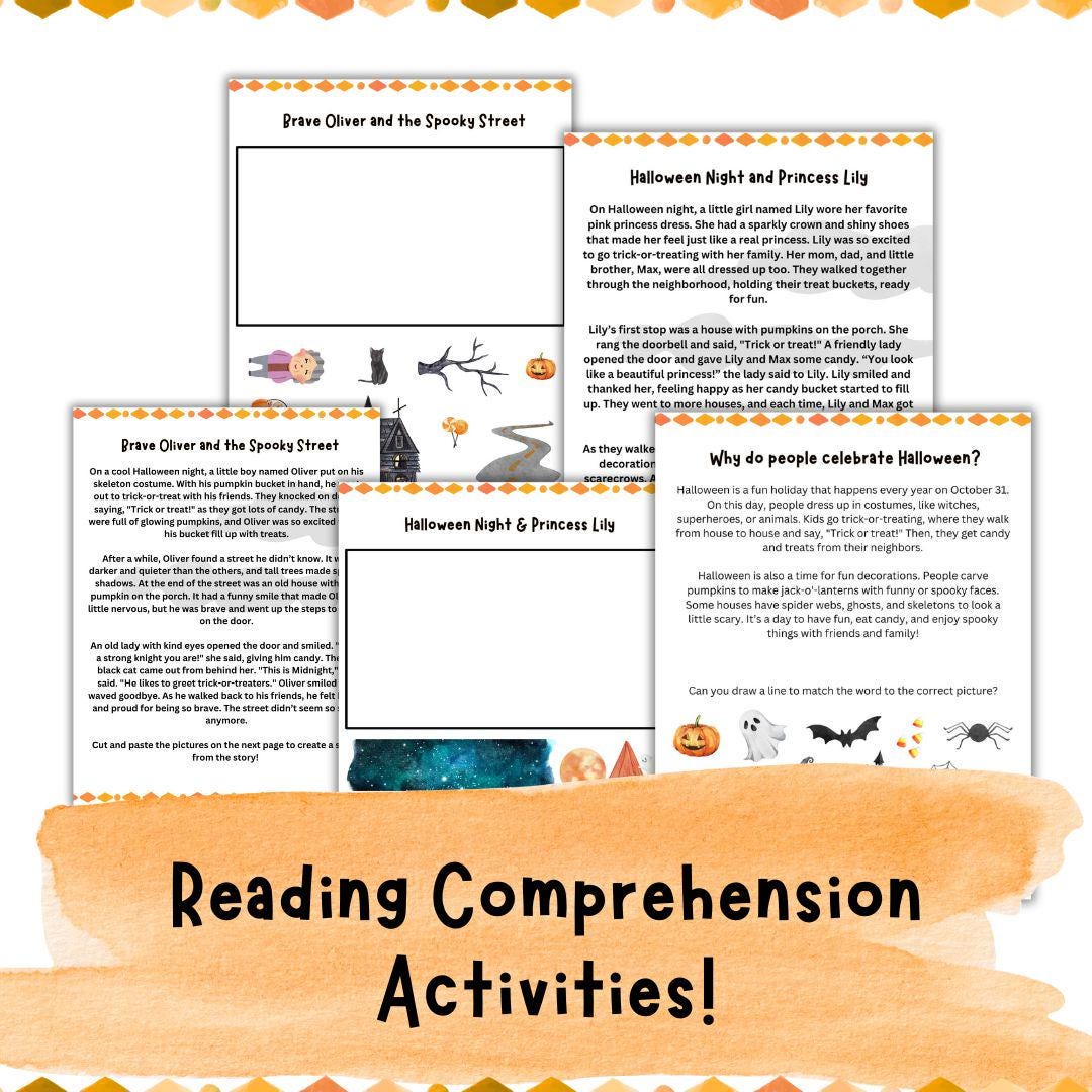 Halloween Unit Study: Printable Games & Activities (ages 4-8) (digital ...