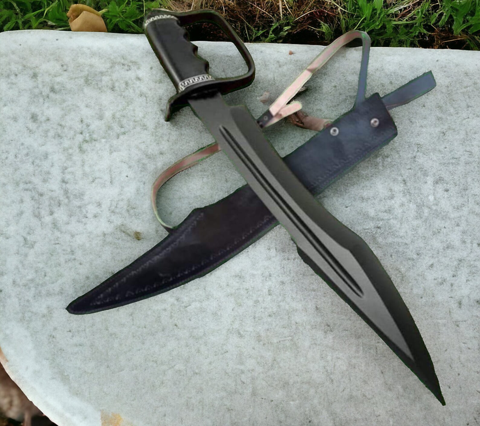 Hammer Forged Spartan Sword VG10 Very Hard Steel Razor Sharp Blade ...