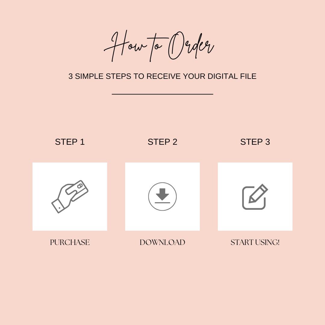 Hyperlinked Digital Budget Planner | Printable Budget Planner | Digital ...