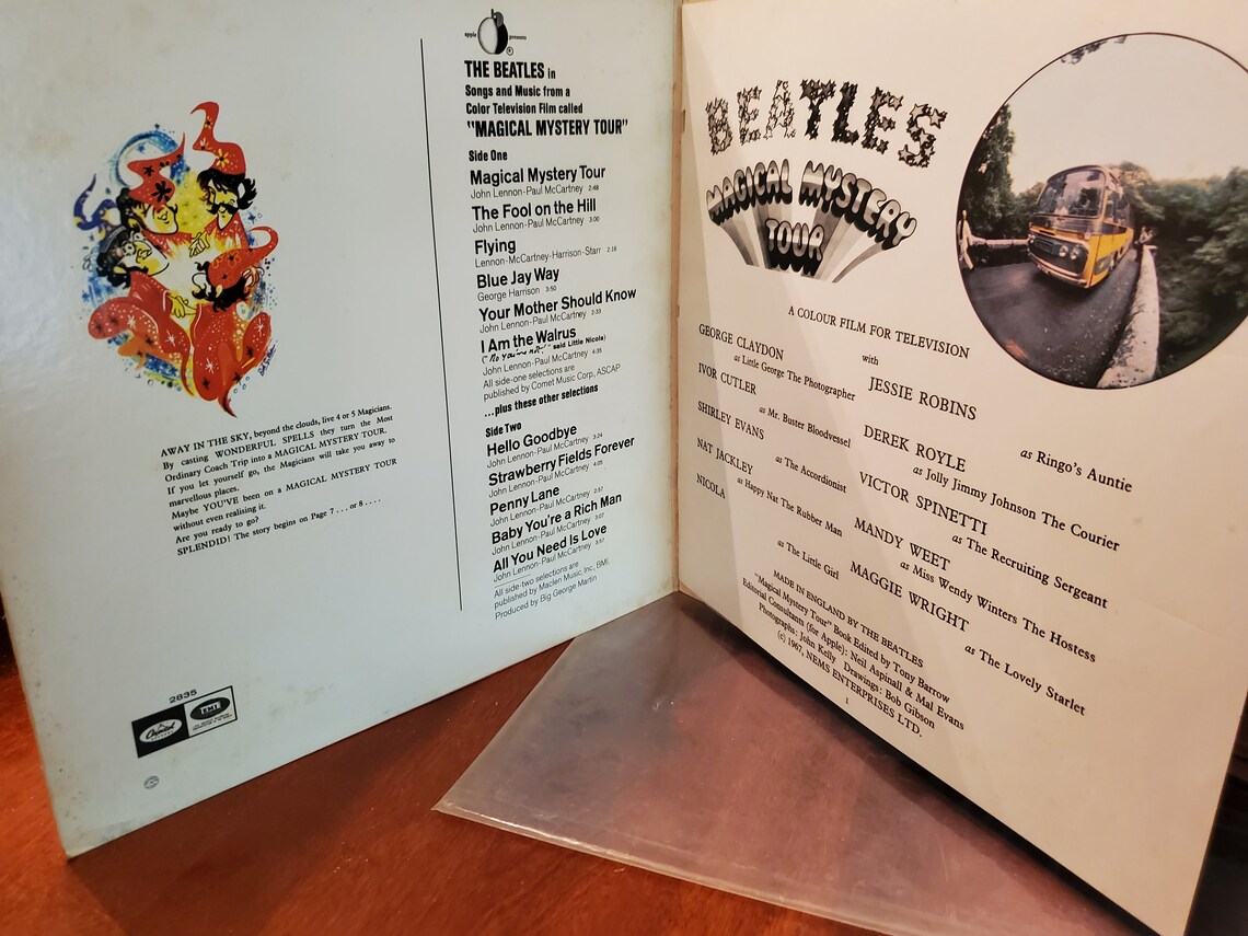 Beatles Magical Mystery Tour Original Vinyl Album With Book - Etsy
