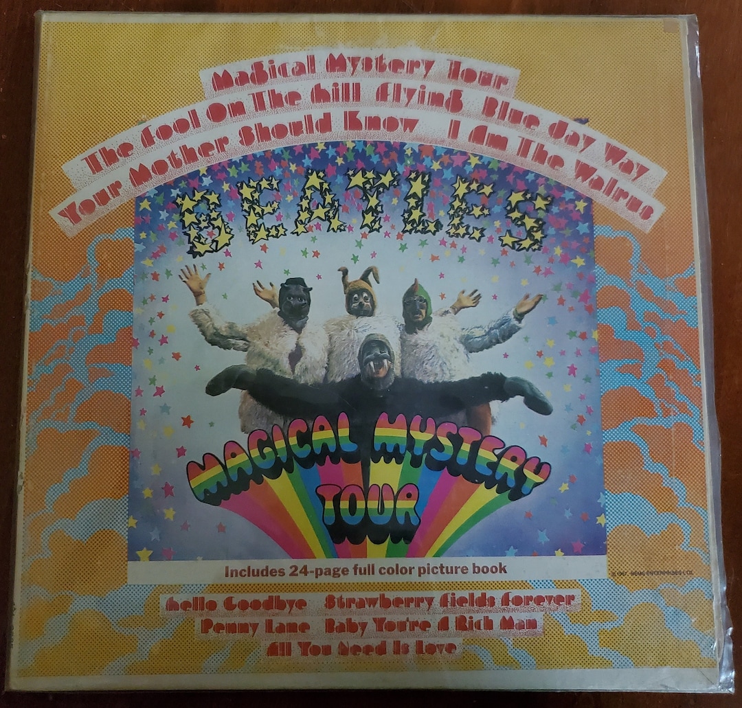 Beatles Magical Mystery Tour Original Vinyl Album With Book - Etsy