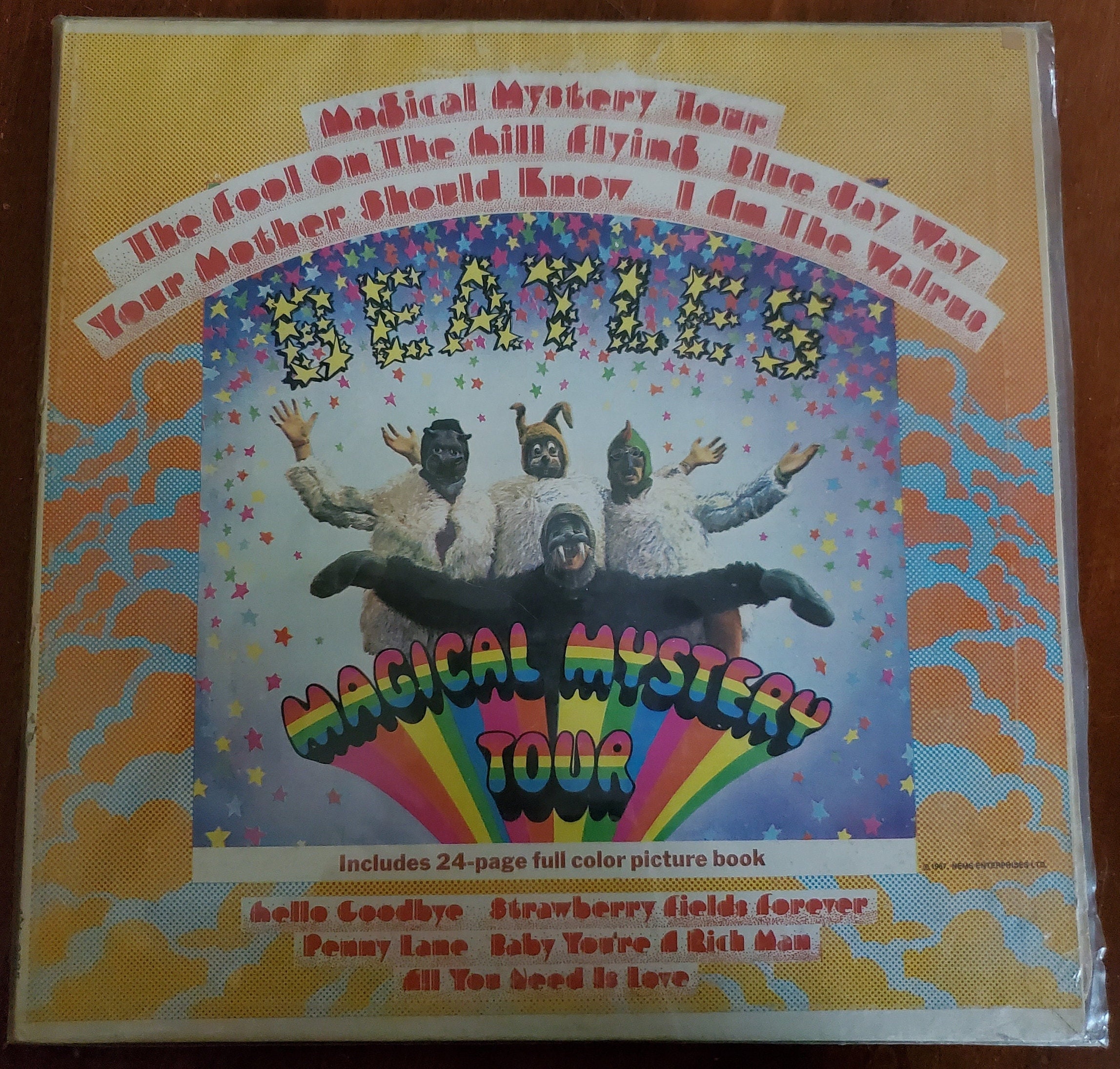 Beatles Magical Mystery Tour Original Vinyl Album With Book - Etsy