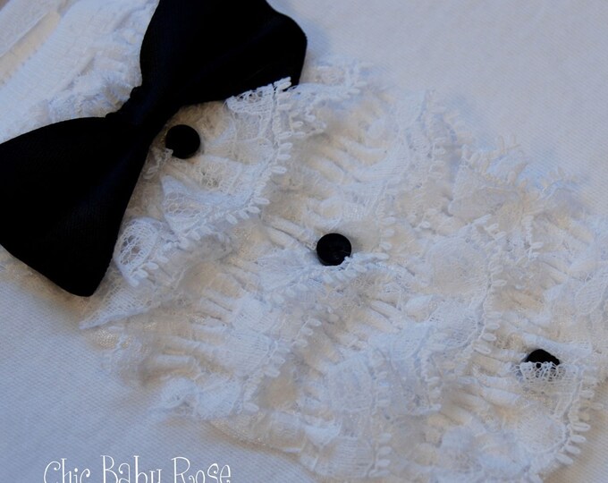 CHIC BABY ROSE MR. MAN TUXEDO ONESIE - Etsy