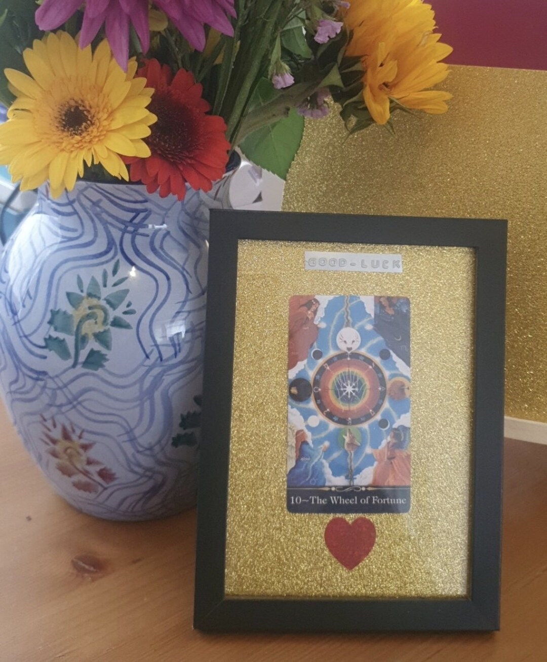 Unique Handmade Tarot Card Frame Wheel of Fortune - Etsy