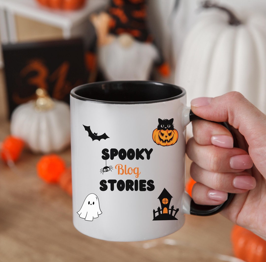 Blogger Mug for Halloween | Content Creator Coffee Mug, 11oz | Gift for ...