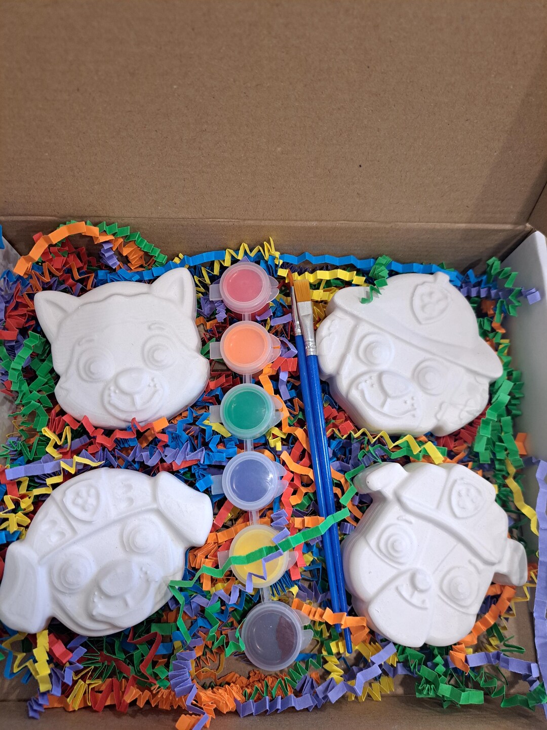 Paint Your Own Paw Patrol Paint Set - Etsy UK