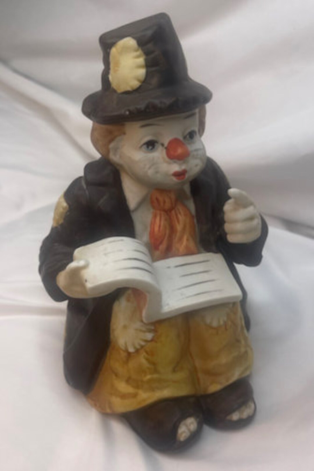 Sun Saint Musical Hobo Clown Circa 1985-1990 Music Box With Book - Etsy
