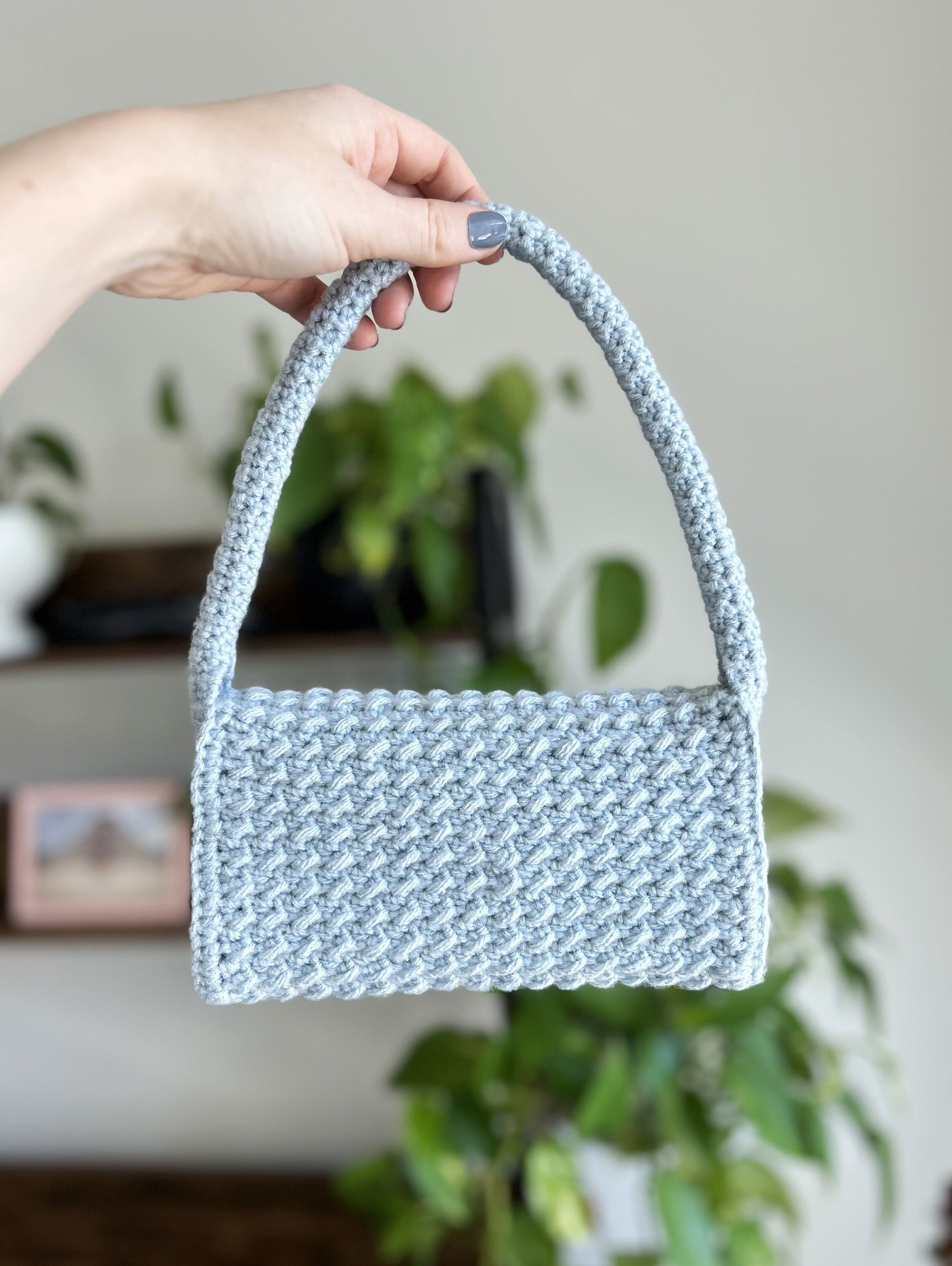 Crochet Pattern - Meredith Baguette Bag, Purse, Handbag - Etsy