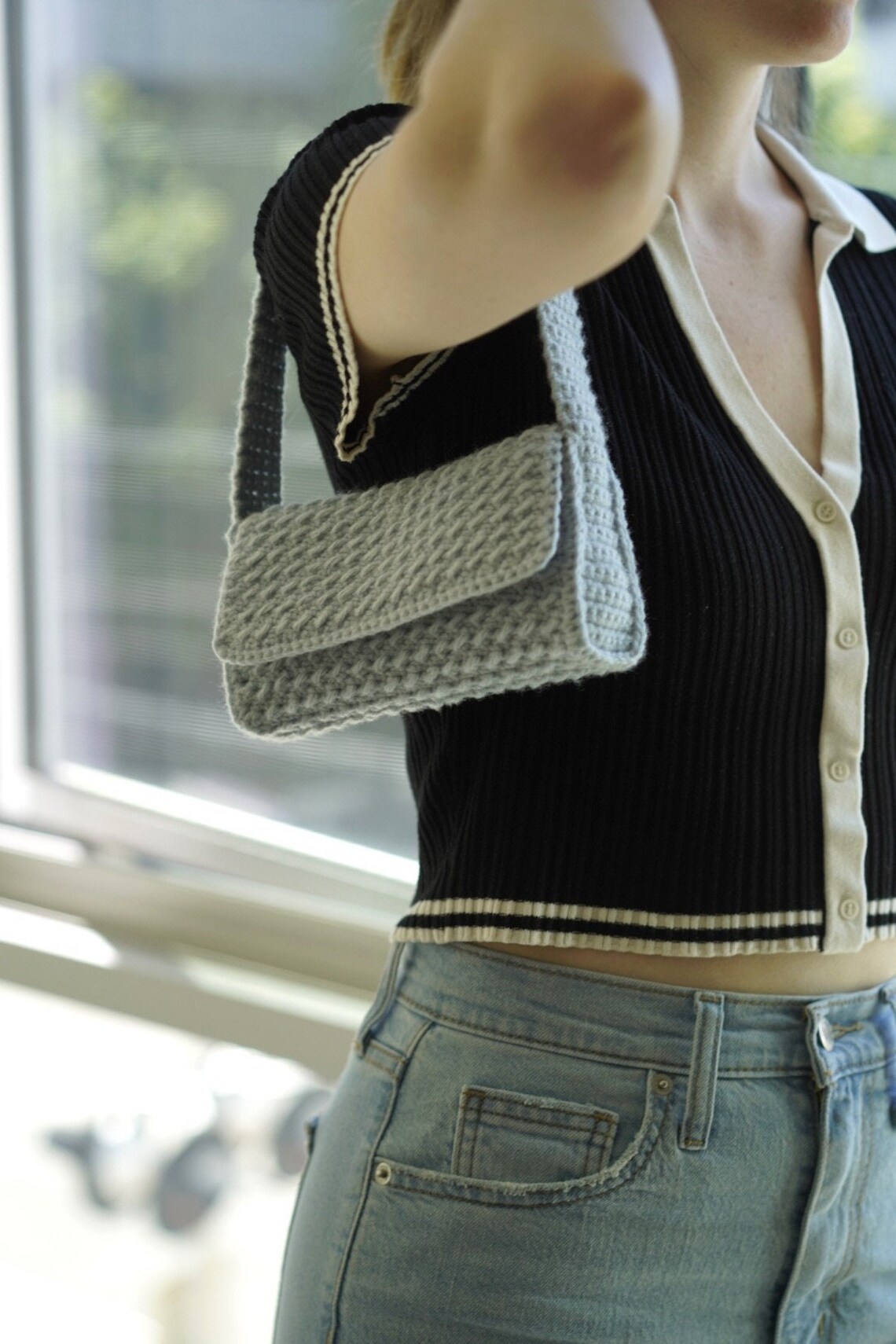 Crochet Pattern - Meredith Baguette Bag, Purse, Handbag - Etsy