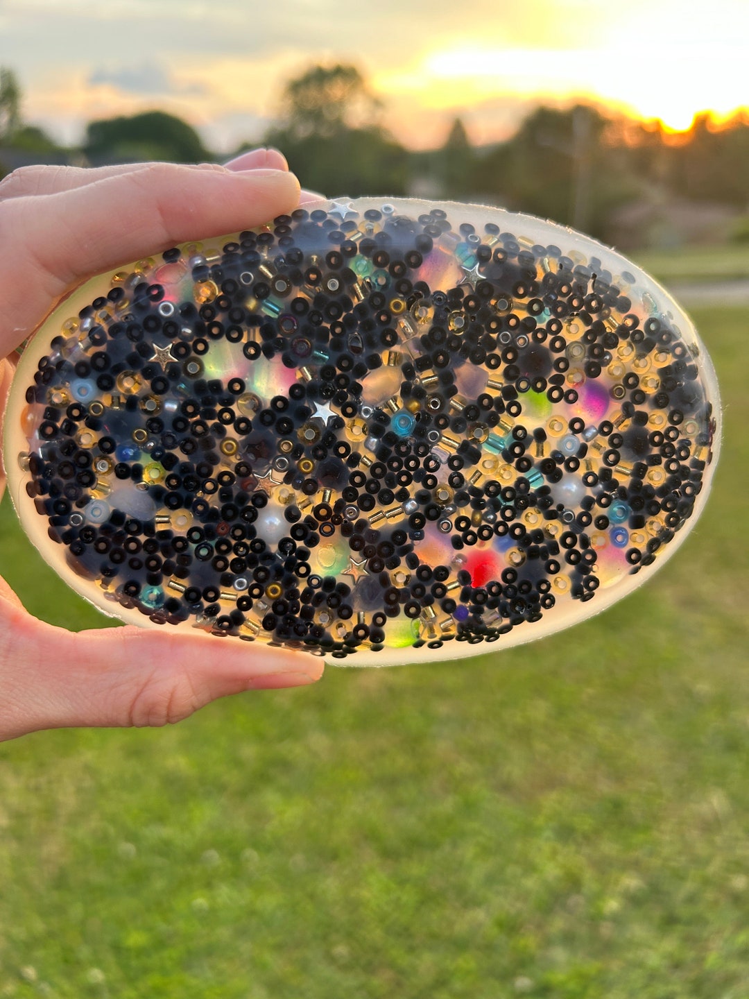 Picky Pad for Boys, Outer Space Theme Beads Picking Pad for Anxiety ...