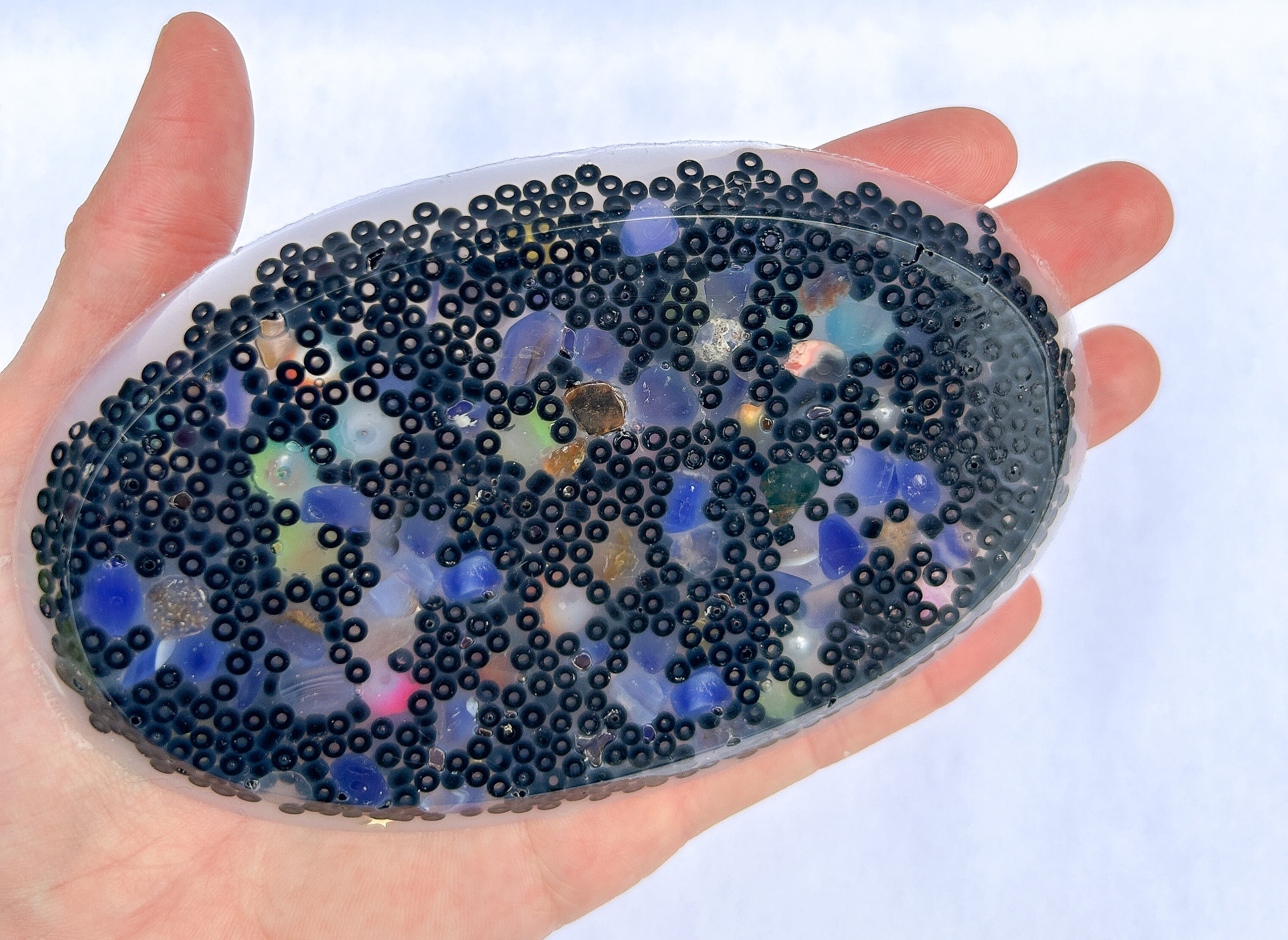 Picky Pad for Boys, Outer Space Theme Beads Picking Pad for Anxiety ...