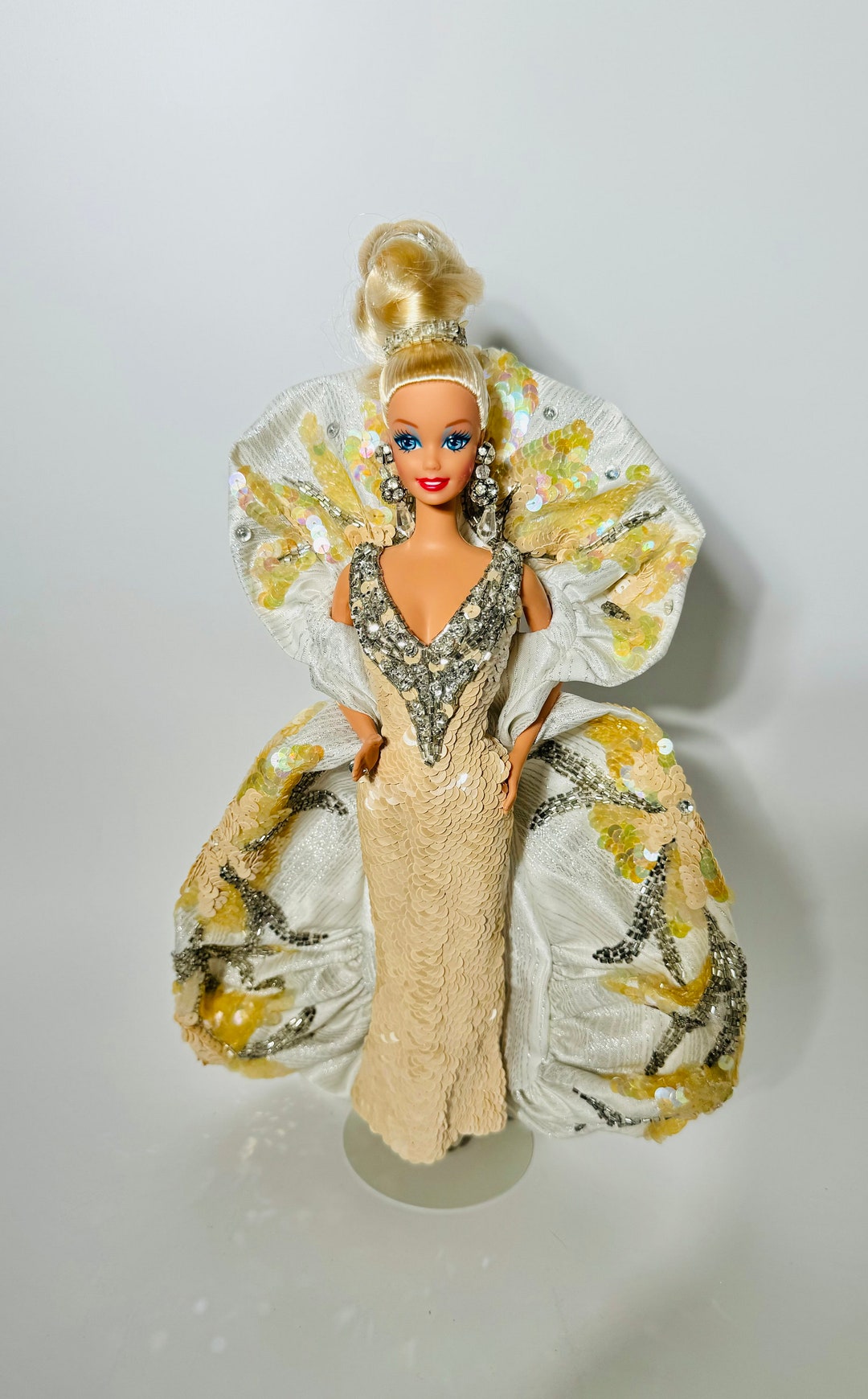 Bob Mackie 1991 Platinum Barbie Doll - Etsy