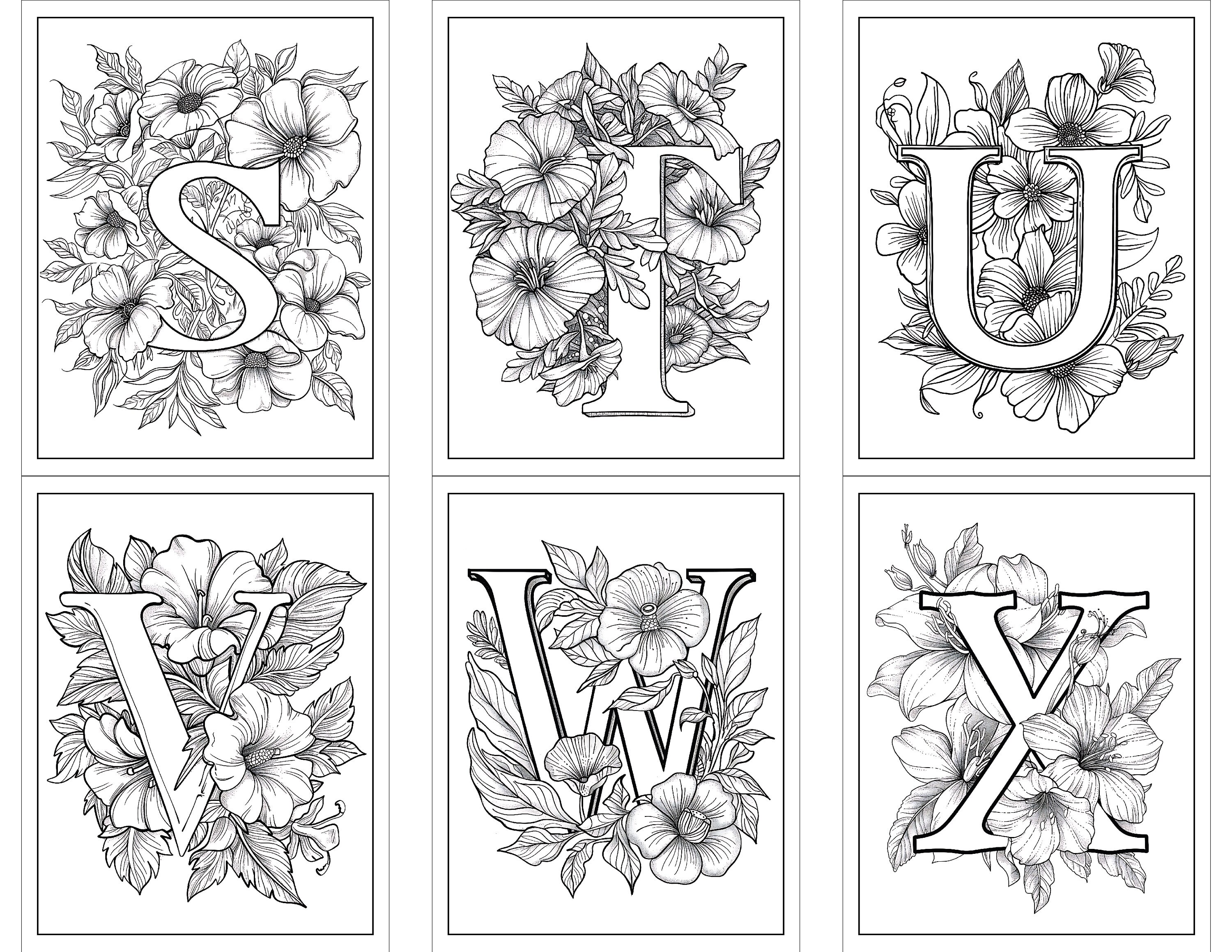 Alphabet Coloring Pages, Preschool Coloring Pages, Letter Coloring ...
