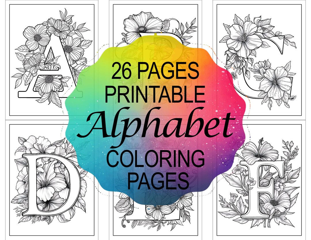 Alphabet Coloring Pages, Preschool Coloring Pages, Letter Coloring ...