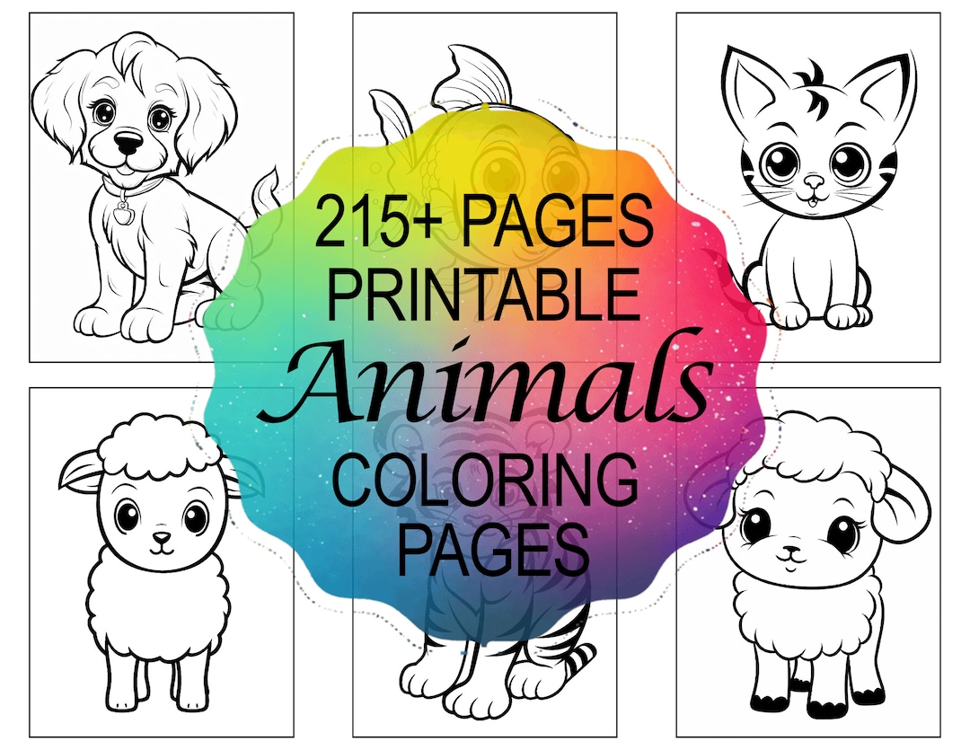 Animals Coloring Pages, Preschool Coloring Pages, Animals Coloring Book ...