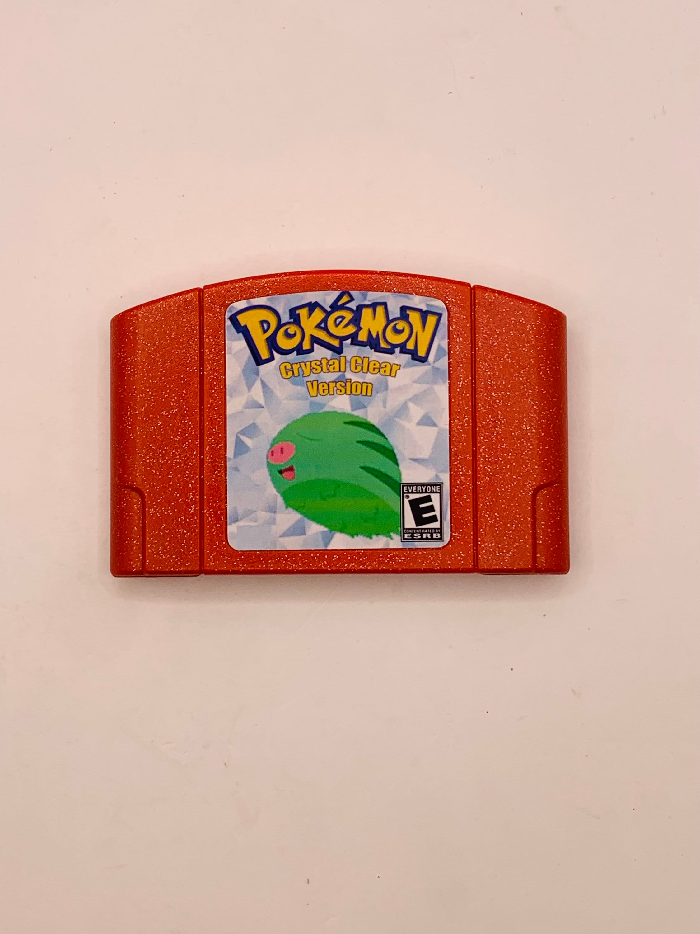 N64 Homebrew Pokemon Crystal Clear Brand New Rom Hack Cartridge - Etsy