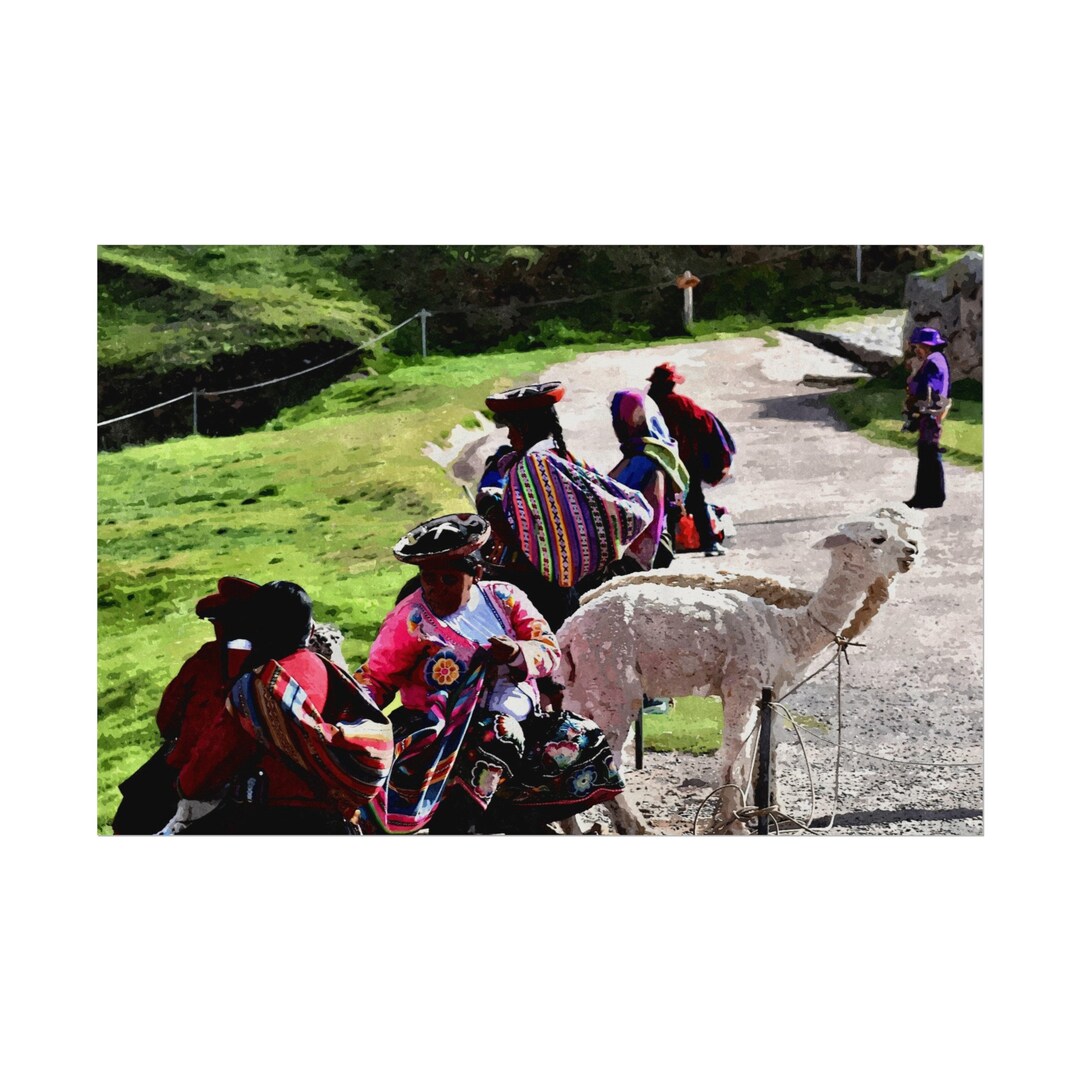 Inca Life Watercolor Matte Posters - Etsy