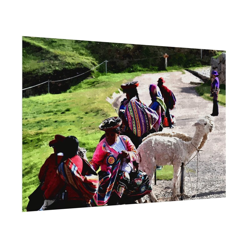 Inca Life Watercolor Matte Posters - Etsy
