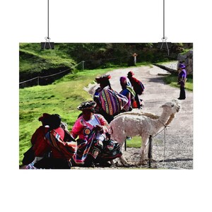 Inca Life Watercolor Matte Posters - Etsy