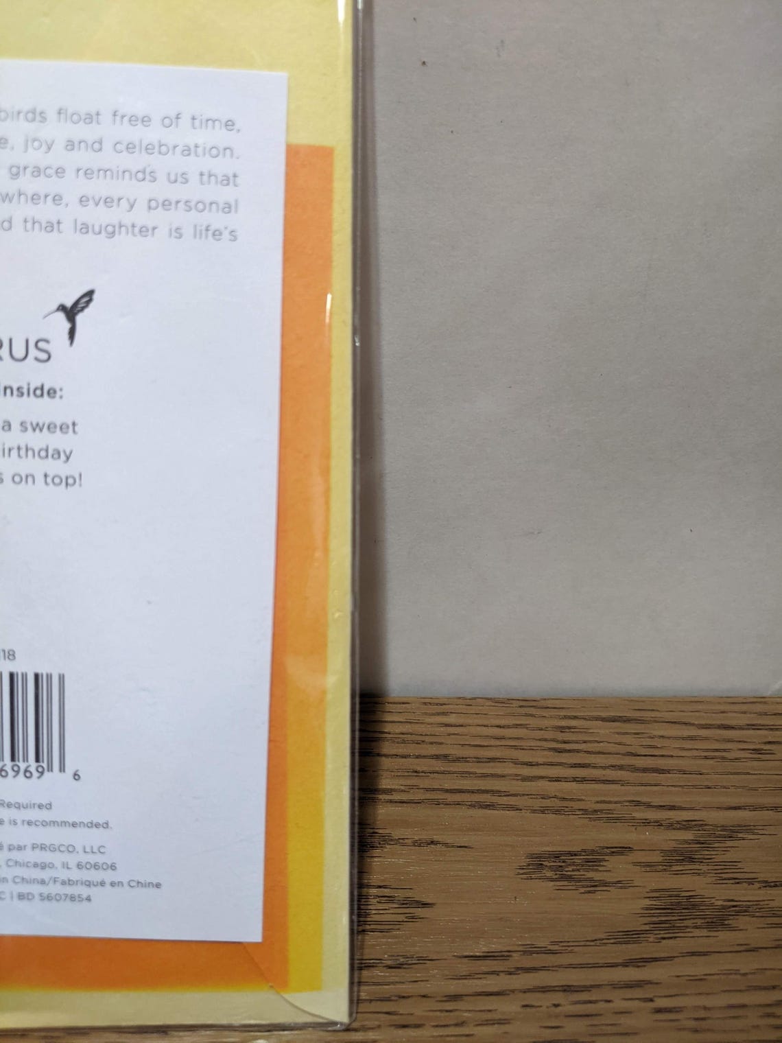 Papyrus Birthday Card Cake With Candy Sprinkles - Etsy