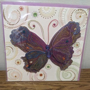 Papyrus Card Blank Inside for Your Own Message Butterfly - Etsy