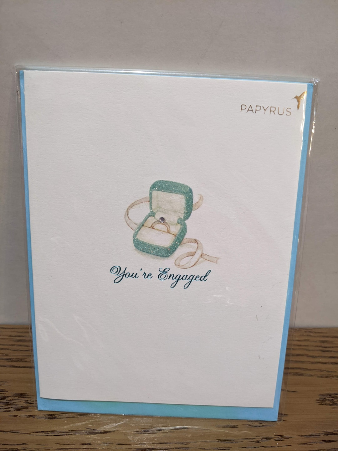 Papyrus Engagement Ring Card - Etsy