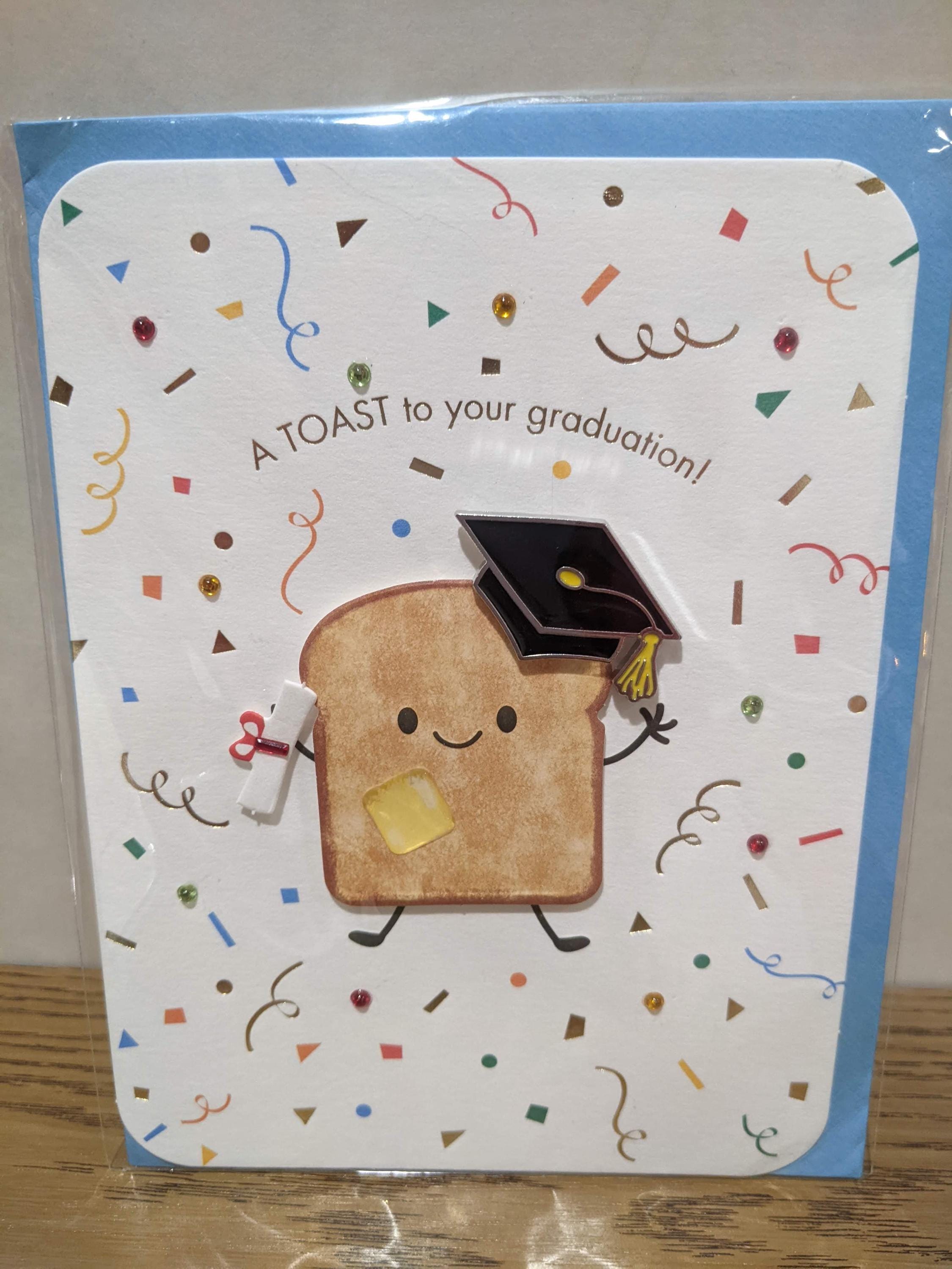 Papyrus Graduation Card Toast to You - Etsy