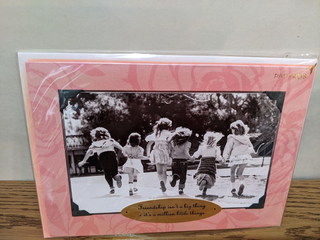 Papyrus Birthday Card Friendship Friends From Beginning - Etsy