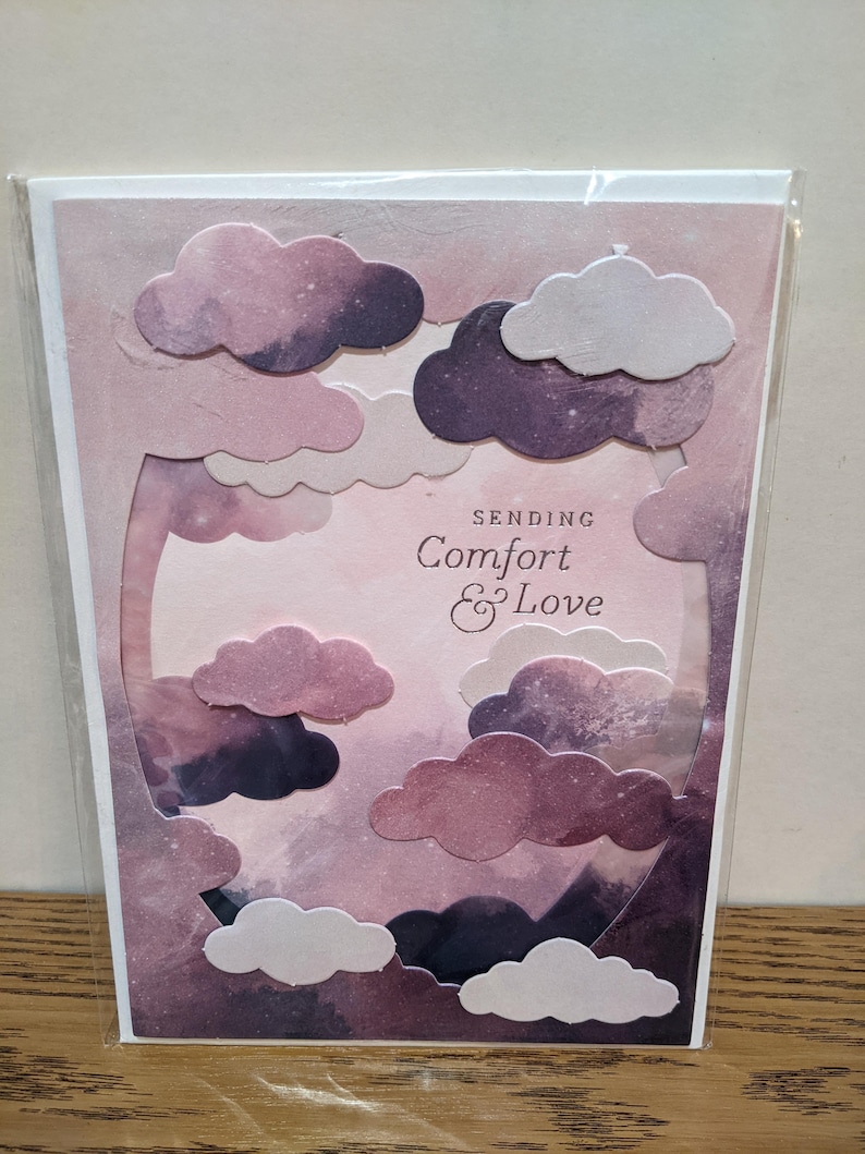 Papyrus Sympathy Card Sending Comfort & Love - Etsy