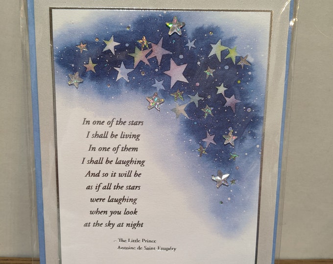 Papyrus Sympathy Card Stars Quote From the Little Prince - Etsy