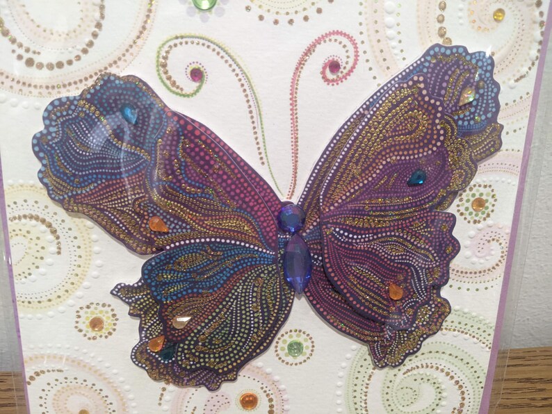Papyrus Card Blank Inside for Your Own Message Butterfly - Etsy