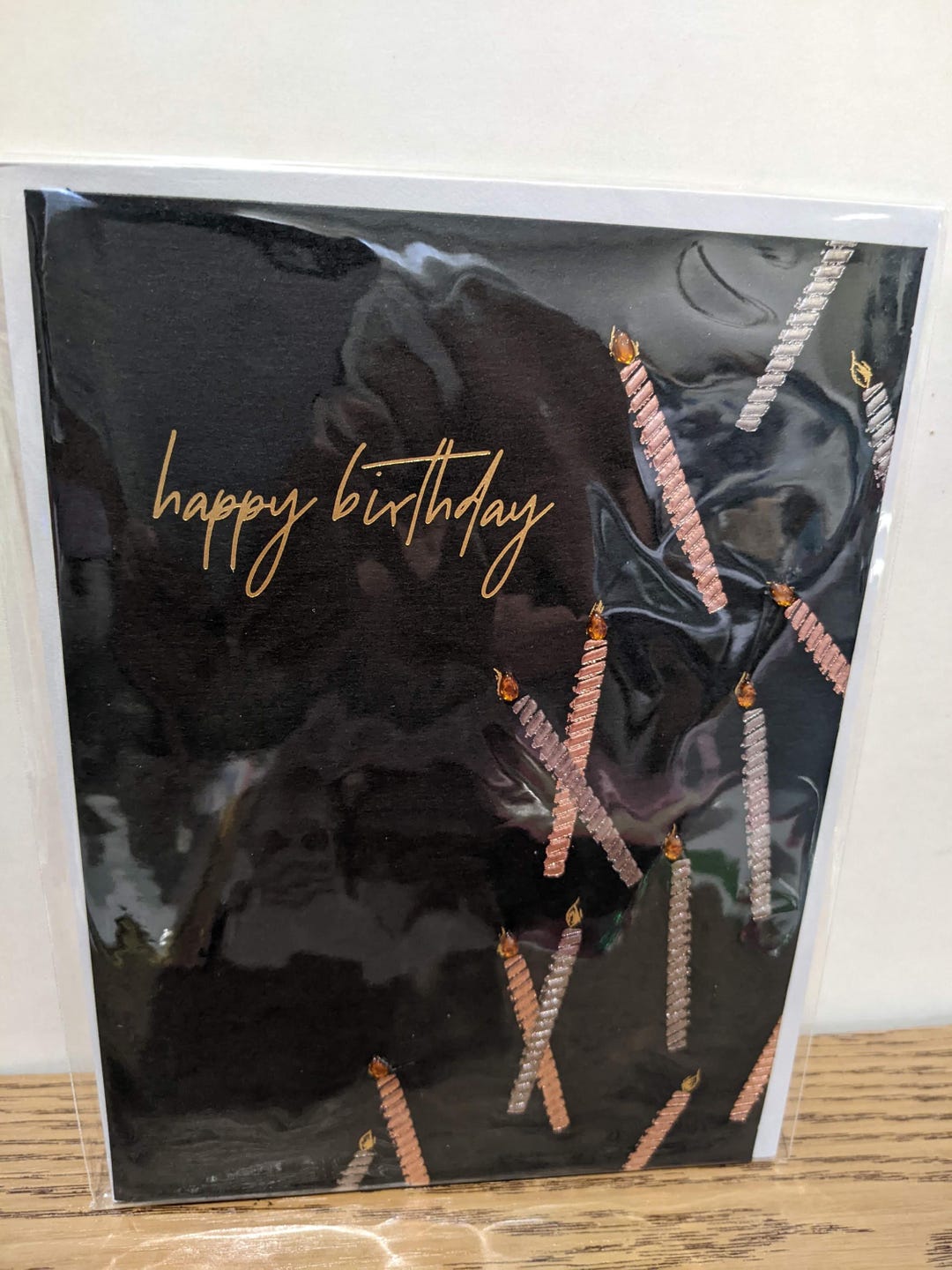 Papyrus Birthday Card Silver Copper Candles - Etsy