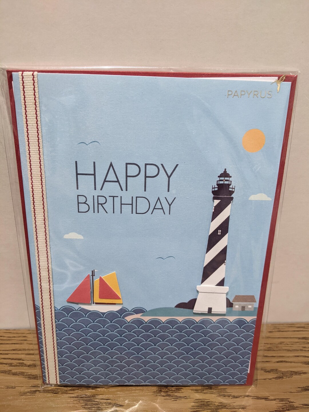 Papyrus Birthday Boat Lighthouse Card - Etsy