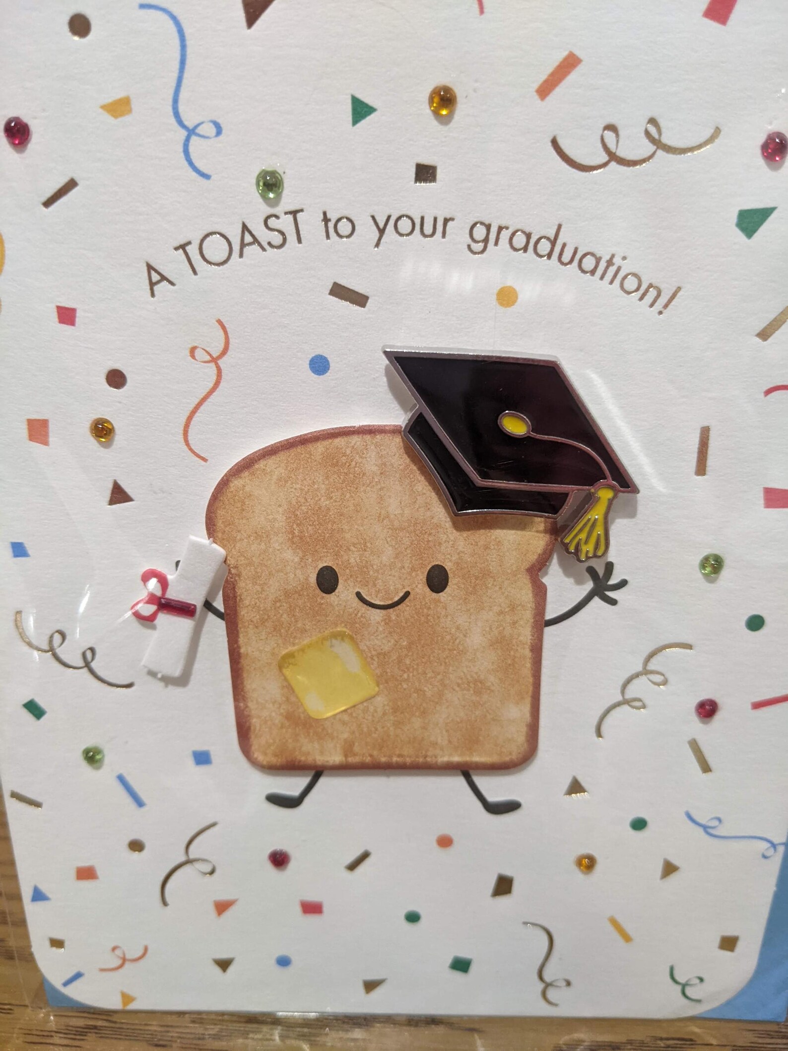 Papyrus Graduation Card Toast to You - Etsy