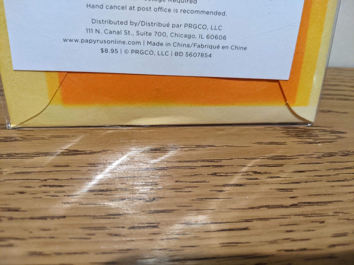 Papyrus Birthday Card Cake With Candy Sprinkles - Etsy