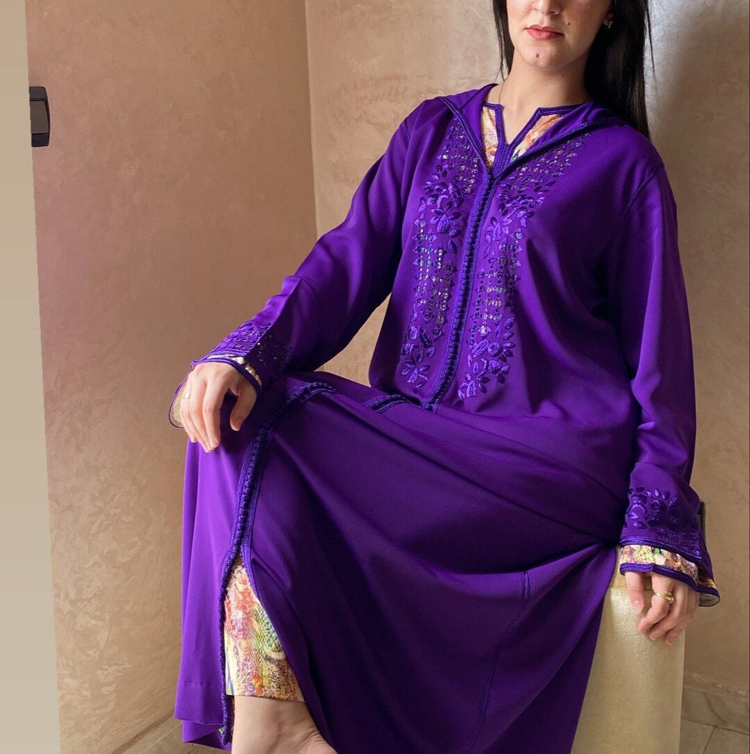 Traditional Moroccan Djellaba 2 Pieces - Etsy