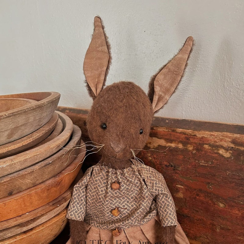 Primitive Rabbit Patterns - Etsy
