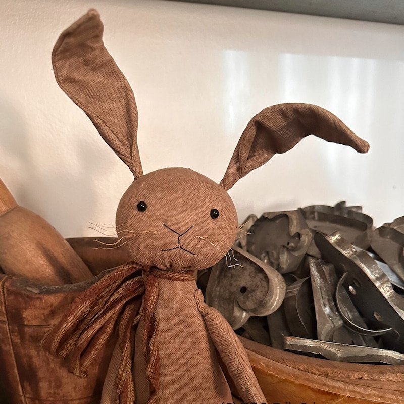 Primitive Rabbit Pattern - Etsy