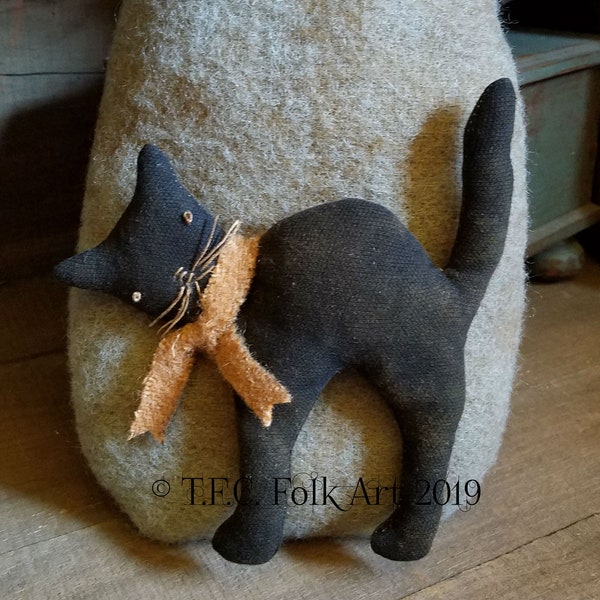 Primitive Cat Doll - Etsy