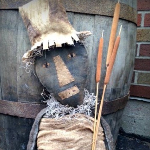 Primitive Scarecrow Pattern Fall Make Do Pattern Pdf E - Etsy