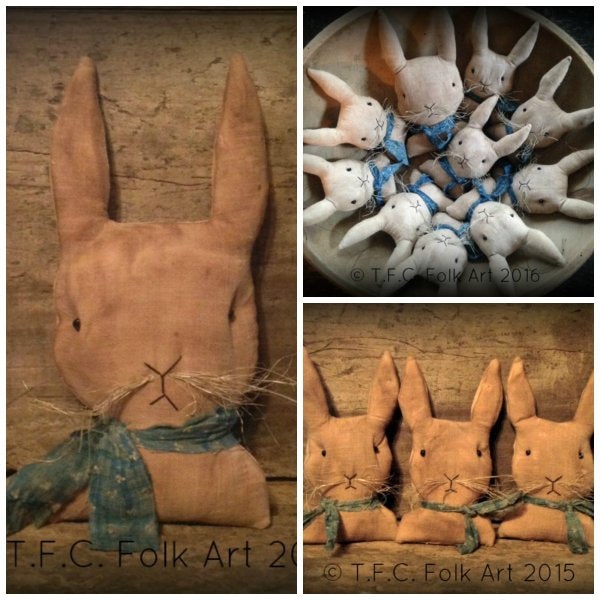 Prim Bunny - Etsy