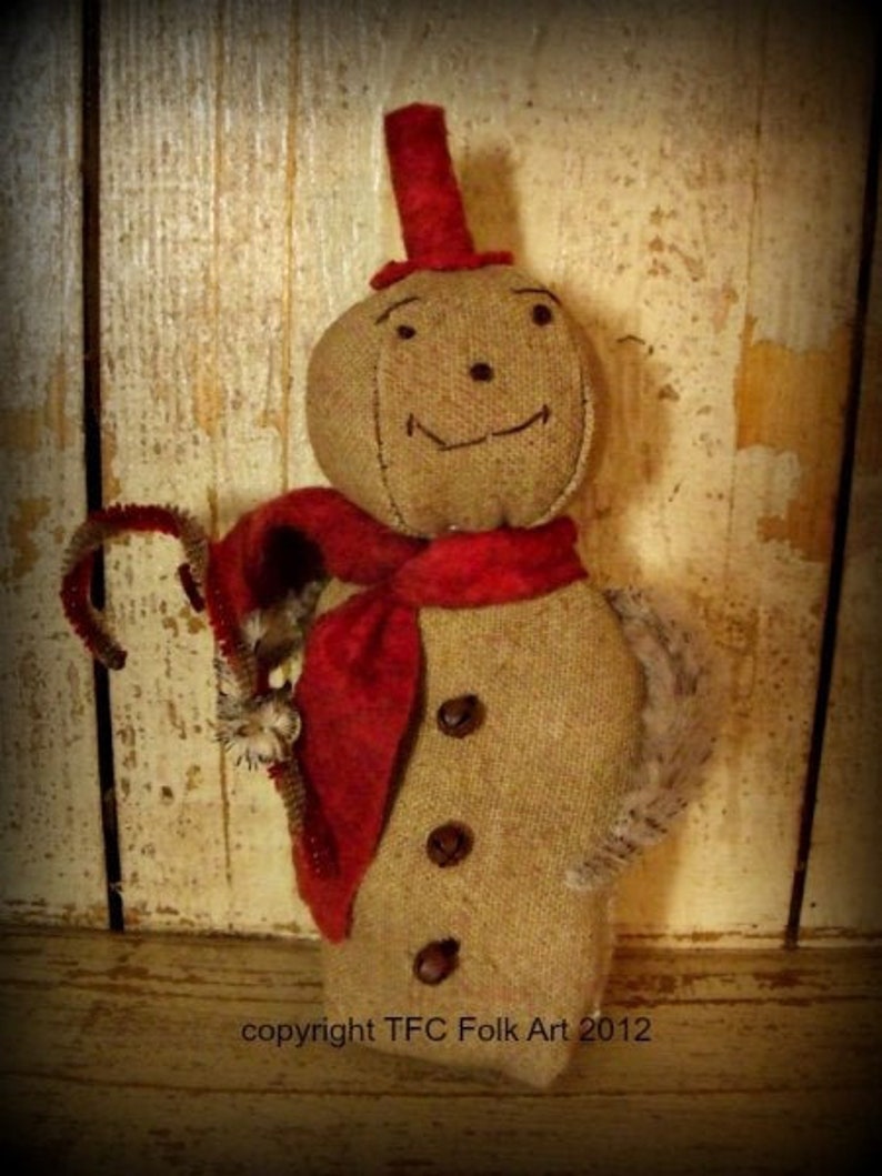 Sam the Snowman E-pattern - Etsy