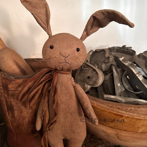 Folky Rabbit E-pattern - Etsy