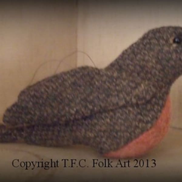 Robin Pattern - Etsy